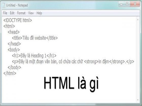 tÌM HIỂU Html là gì? Vai trò của HTML trong lập trình web